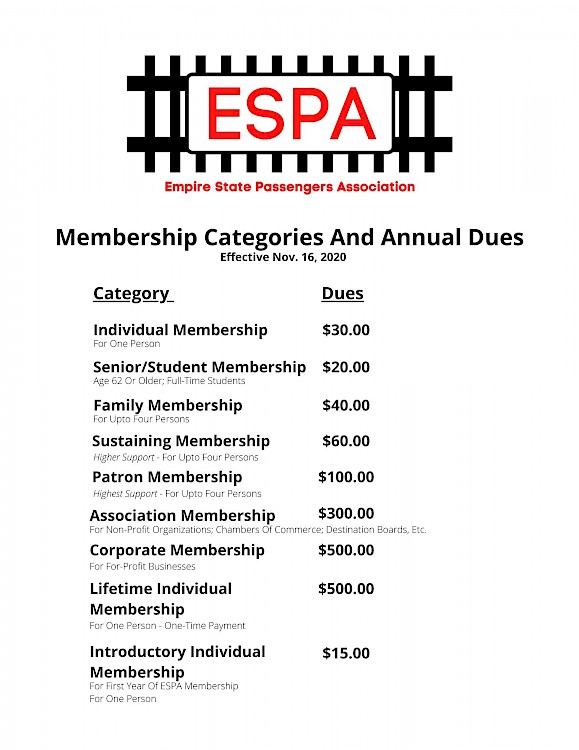 Join ESPA - Empire State Passenger Association
